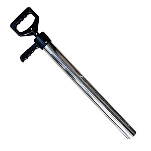 Aymzbd Shrimp Pump, Mantis Shrimp Pump, Easy to Carry Beach Artifact, Shrimp Extractor Clam Pump, Fish Pump Seafood Catching Device, Stainless Steel Catching Tool, Style A 68cm