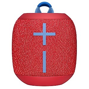Ultimate Ears WONDERBOOM 2, Portable Wireless Bluetooth Speaker, Big Bass 360 Sound, Waterproof/Dustproof IP67, Floatable, 100 Ft Range - Radical Red