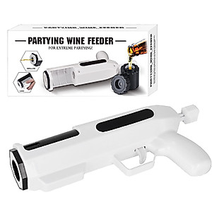 Alcohol Shot Gun - Load Your Favorite Alcohol, Aim, Shoot And Drink, Alcohol Gun Shooter Alcohol Gifts for Bachelor Party, Epic Shot Party Bubbly Blaster Champagne Gun