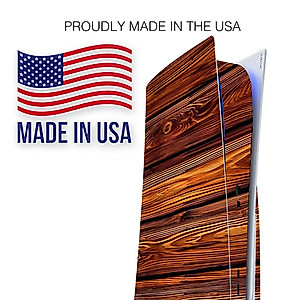 ITS A Skin Skins Compatible with Sony Playstation 5 Console Disc Edition - Protective Decal Overlay Stickers wrap Cover - Red Deep Mahogany Wood Pattern