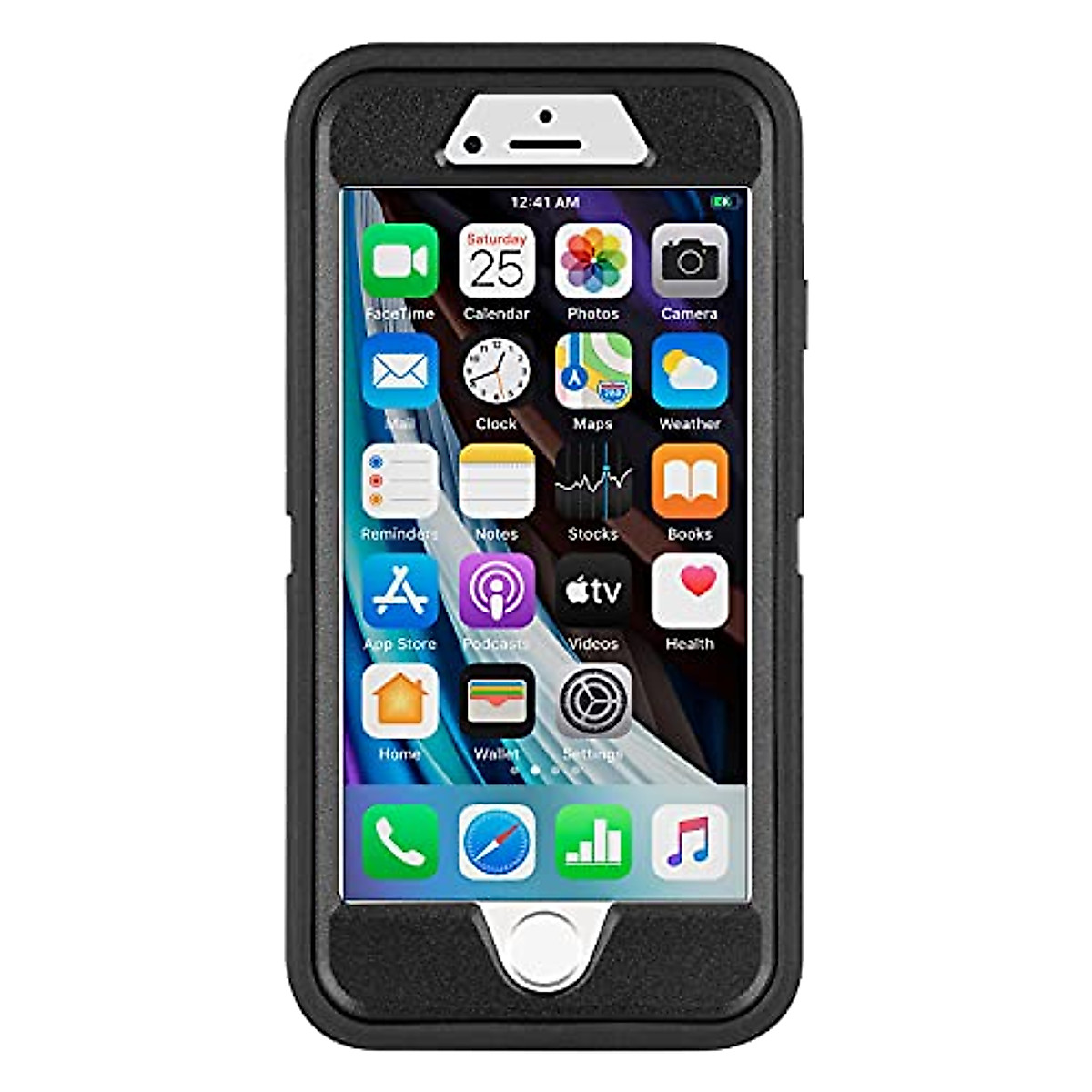 JIETWU for iPhone 8/iPhone 7 Built-in Screen Protectior Case, Drop Shock Dust Protection Strong and Durable Heavy Duty Full Body Rugged 3-Layer Military for iPhone 8/iphone7 Case (Black)