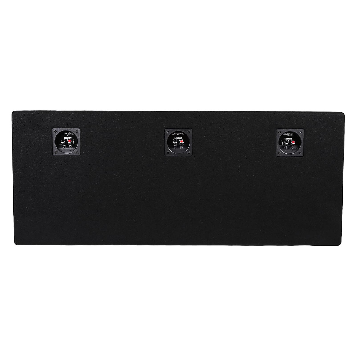Skar Audio SK3X10V Triple 10" Universal Fit Ported Subwoofer Enclosure with Angled Rear Firing Design