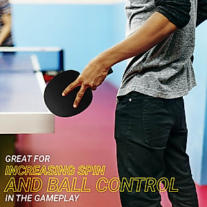 Killerspin Impact D5 Ping Pong Paddle, Table Tennis Racket, Table Tennis Equipment for Intermediates, Table Tennis Paddle with Wood Blade, Black