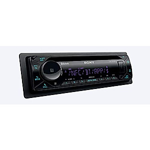 Sony MEX-N5300BT Built-in Dual Bluetooth Voice Command CD/MP3 AM/FM Radio Front USB AUX Pandora Spotify iHeartRadio iPod / iPhone Siri and Android Controls Car Stereo Receiver with ALPHASONIK EARBUDS