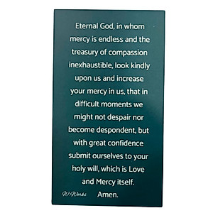 Westmon Works Divine Mercy Scapular Set with Prayer Card Pack Traditional Wool Catholic Protection Accessory