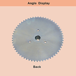 60 Tooth Go Kart Live Axle Sprocket for 40,41,420 Chain, 1" Bore, 1/4" Key Way, for compatible with Yerf-Dog, Murray Go Karts