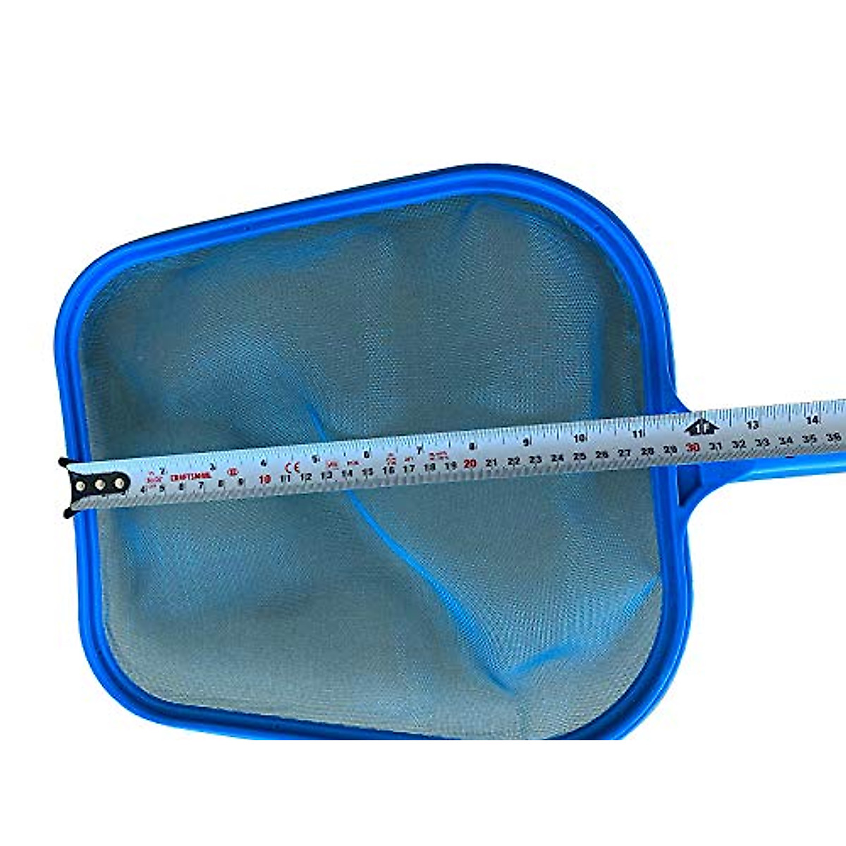 FibroPool Leaf Skimmer Net with Extendable Aluminum Pole - Ultra Fine Mesh Rake for Cleaning Swimming Pools, Spas, Hot Tubs and Fountains - Pool Maintenance Accessories