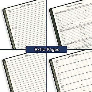 AT-A-GLANCE 2023 Monthly Planner, 13 Month Calendar, 9" x 11", Large, Recycled, Monthly Tabs, Green (70260G60)