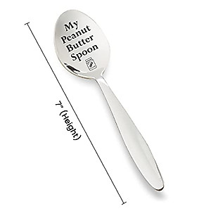 My Peanut Butter Spoon Gift For Peanut Butter Lover | Gift For Mom | Birthday Gift For Friends Coworker | Christmas Gift For Him Her | Gift For Dad Grandpa Kids |Gift for Men Women Who Have Everything