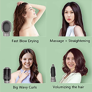 Feamadou Electric Hair Brush,Hot Air Hair Brush,Hair Volumizer Styler Brush, Professional Negative Ion Anti-Frizz Hair Comb