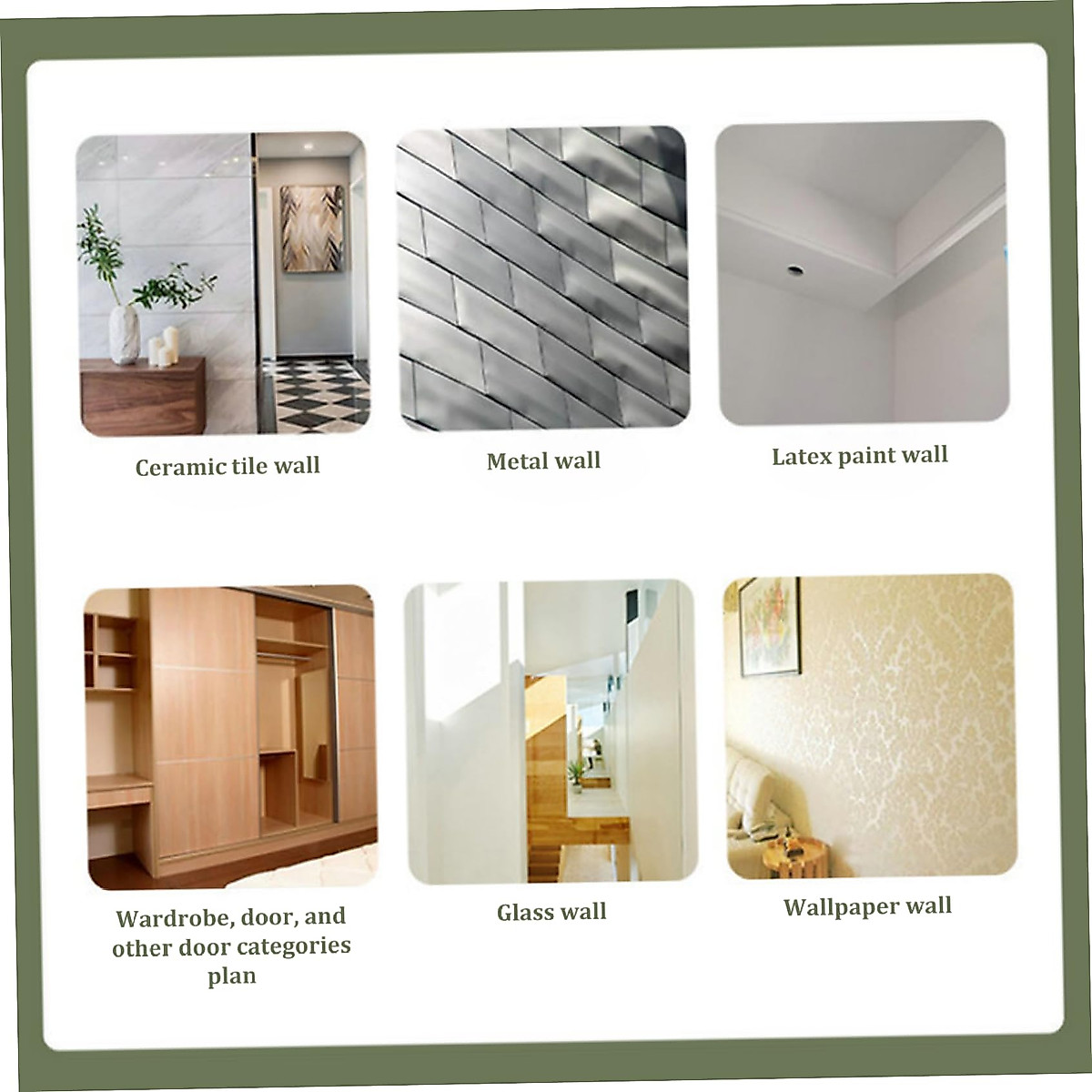 4PCS Full Body Mirror for Wall 11.81x11.81 Inch Full Body Mirror Wall Acrylic Mirror Wall Mounted Self-Adhesive DIY Frameless Mirror Full Length High-Definition Imaging for Home Gym Hallway