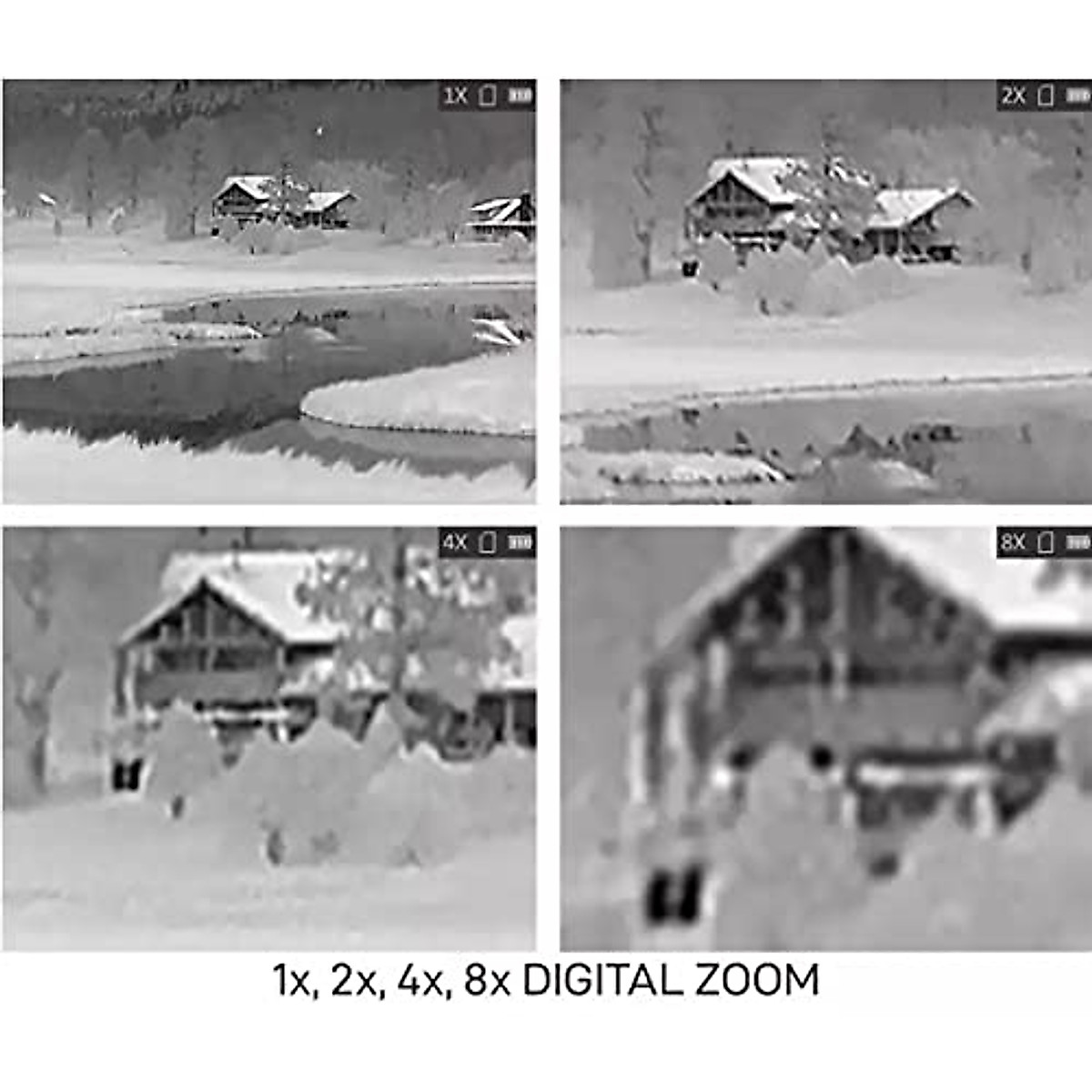 AGM Global Vision Thermal monocular Taipan TM15-256 Thermal Imaging Monocular for Hunting 256x192 (50 Hz), Monocular for Adults high Powered Tactical Thermal Imager Heat Vision Night and Day Infrared