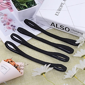 Duufin 20 Pieces Elastic Sport Headbands Non-Slip Workout Headband Black Sweat Headband Thin Elastic Headband for Women, Men and Girls