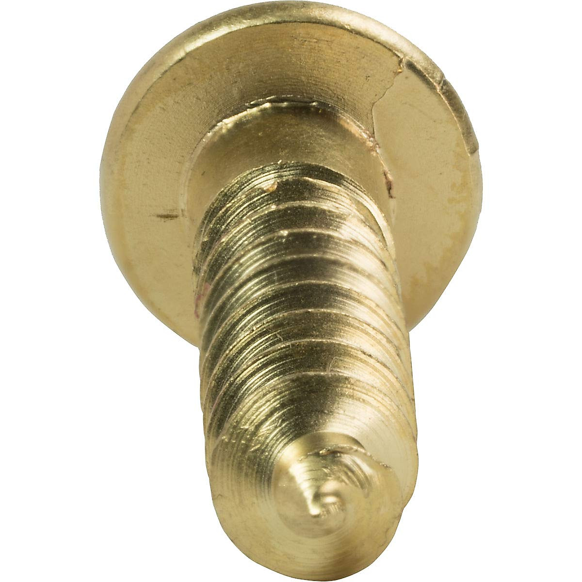 #1 x 1/4 Brass Round Head Wood Screws Slotted Drive Qty 100