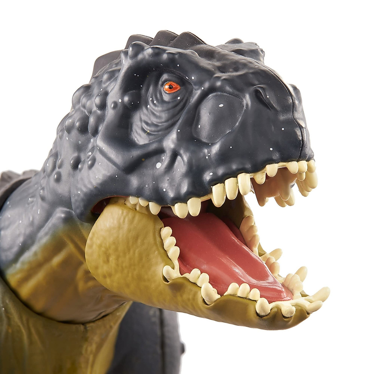 Mattel Jurassic World Toys Slash ‘N Battle Scorpios Rex Action & Sound Dinosaur Figure Camp Cretaceous with Movable Joints, Slashing & Tail Whip Motions & Roar Sound, Kids Gift Ages 4 Years & Up
