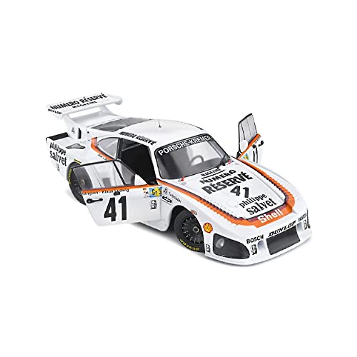 solido S1807201 1:18 Porsche 935 K3#41 24h Le Mans 1979 Collectible Miniature car, Multi