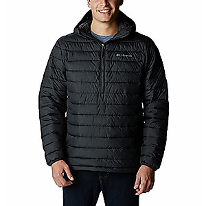 Columbia Men's Powder Lite Anorak, Black, Large