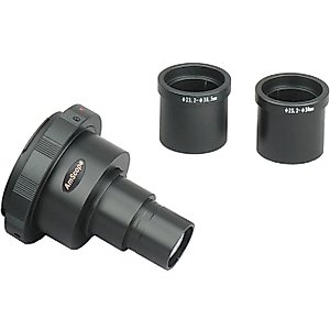AmScope CA-CAN-SLR-III NEW Canon SLR / D-SLR Camera Adapter for Microscopes - Microscope Adapter