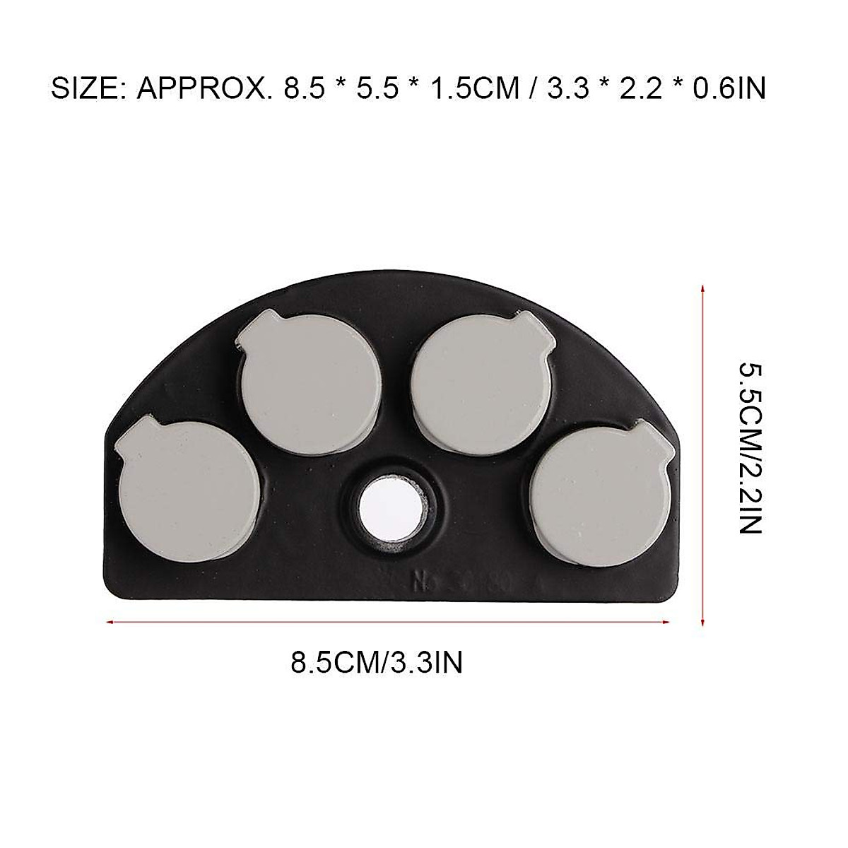 Watch Oil Dip Tool, 30180-A Watch Oiler Dish with Cover 4 Dish Watch Oil Dip Tool Watch Oiler Dish Repairing Accessory