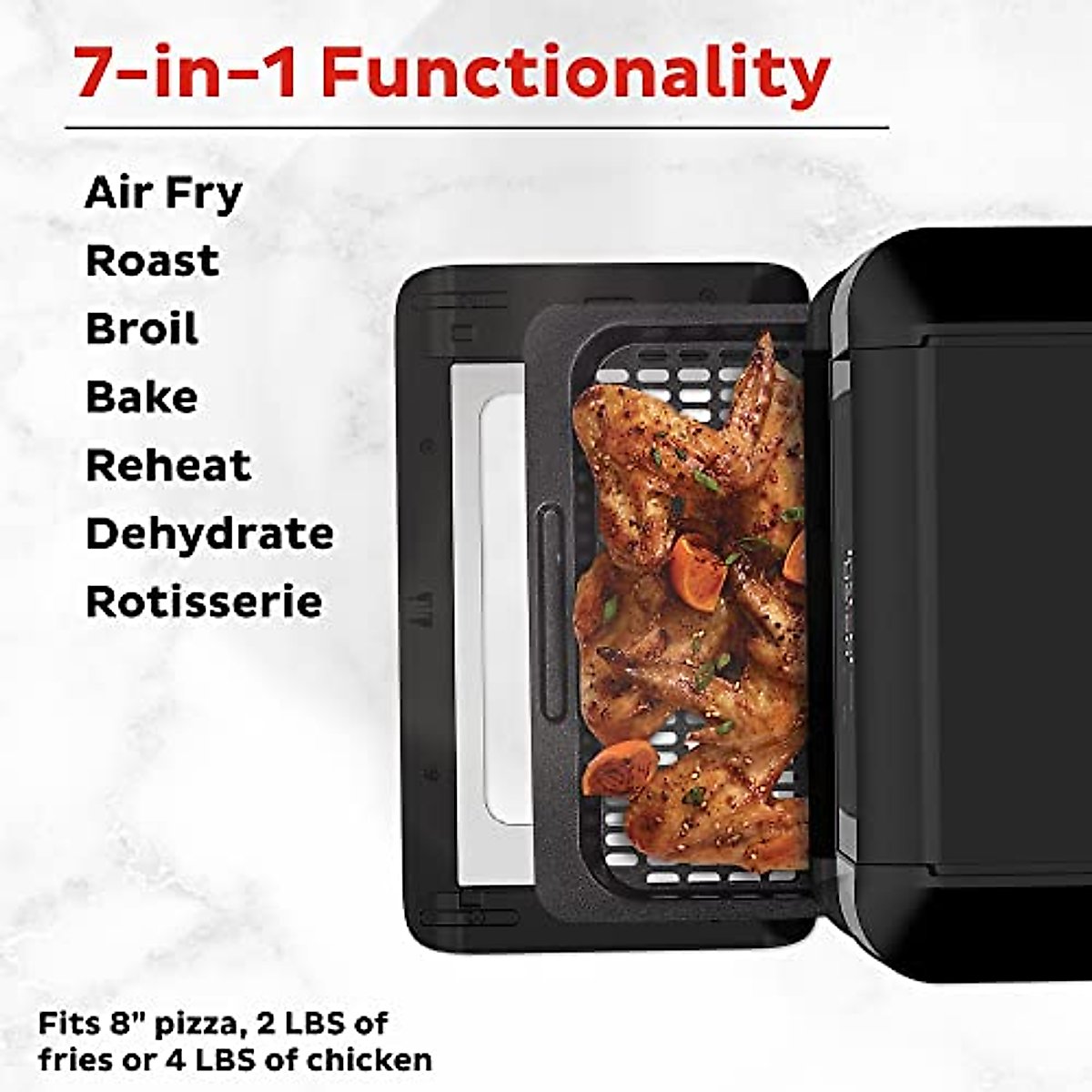 Instant Vortex Plus 10-Quart Air Fryer, From the Makers of Instant Pot, 7-in-10 Functions, with EvenCrisp Technology, App with over 100 Recipes, Stainless Steel