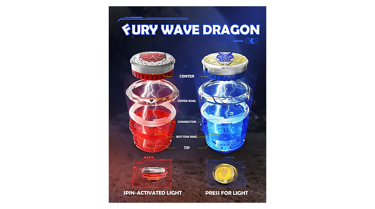 Infinity Nado Stadium Battling Tops Toy for Ages 8-12
