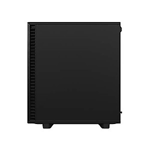 Fractal Design Define 7 Compact Black Brushed Aluminum/Steel ATX Compact Silent Dark Tinted Tempered Glass Window Mid Tower Computer Case