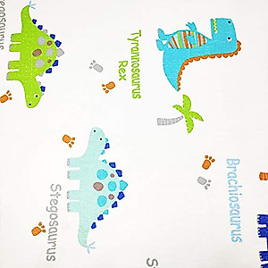 Brandream Baby Diaper Bag Boys Dinosaur Diaper Stacker Cute Aniaml Baby Crib Nursery Hanging Diaper Stacker, 100% Cotton