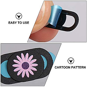 SOLUSTRE Smartphones 3pcs Printed for Webcam Lens Covers Blocker Decoration Laptop Protecting Compatible Style Tablet Throbbing Camera Thin Your Computer Cartoon Tablet para Niños Tablet para Niños