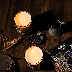 100 HRS Highly Scented Candle - 26.5oz Longest Burning Time, 2 Cotton Wicks, Embrace 90s Nostalgia with Heroes Rise, Popular Gift for Home, Women, Men