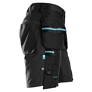 Snickers Workwear LiteWork Lightweight Work Shorts with Holster Pockets 6110 Black