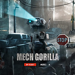 Sayotoo Space War Bd-1 Building Block Set,Collectible Toy; Puzzle Robot Kit for Kids(414 PCS), White