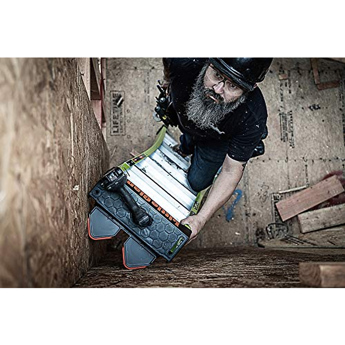 Little Giant Ladders, King Kombo, Professional, 6 Ft. A Frame, 10 Ft. Extension, Fiberglass, Type 1AA, 375 lbs Weight Rating, (13610-001)