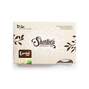 Coconut Cove Premium Tealight Candles Bulk Pack - 24 White Highly Scented Tea Lights - Beautiful Candlelight - Made in The USA - Fruit & Berry Collection