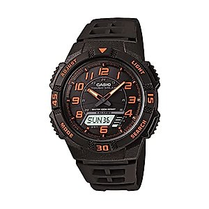 Casio Men's AQS800W-1B2VCF "Slim" Solar Multi-Function Ana-Digi Sport Watch
