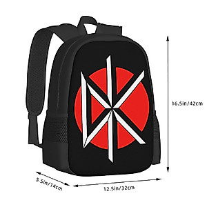 OBLUE Dead Rock Kennedys Band Backpack Laptop Bag Casual Daypack Outdoor Travel Sports and Shoulder Backpacks for Men Women