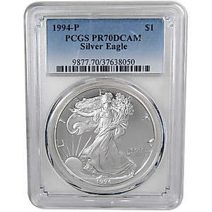 1994 P American Eagle Dollar PR 70 DCAM PCGS Silver Proof SKU:IPC5134
