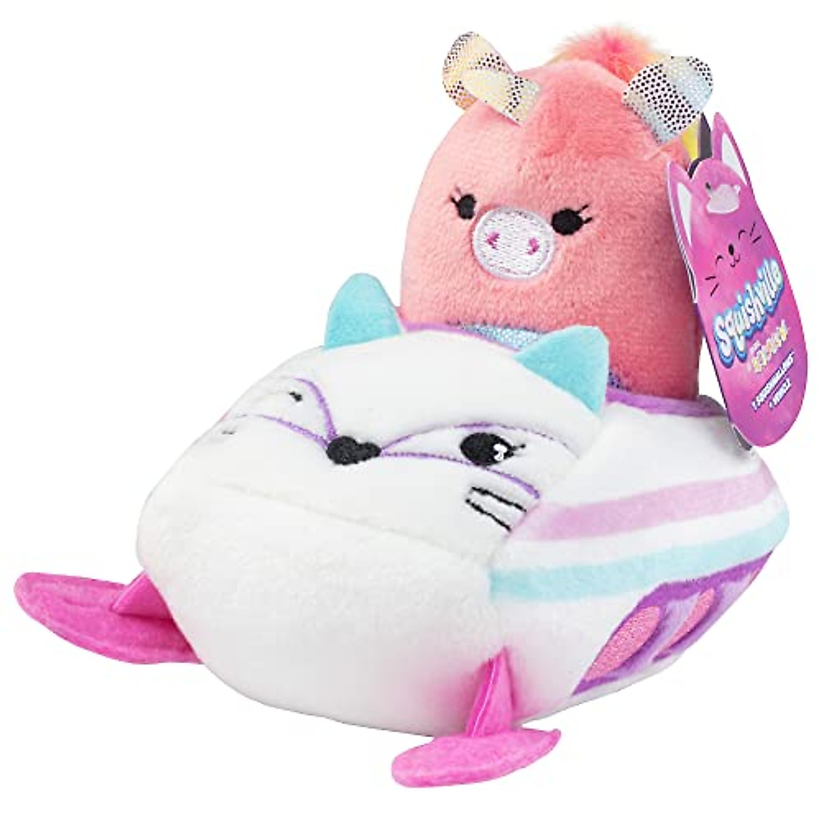Squishmallows Squishville Mini 2" Plush 5pc Value Playset - Amazon Exclusive - Hockey Ice Skate Set w/ 2 Pets & 3 Soft Accessories & Vehicle - Official Kellytoy - Gift for Kids