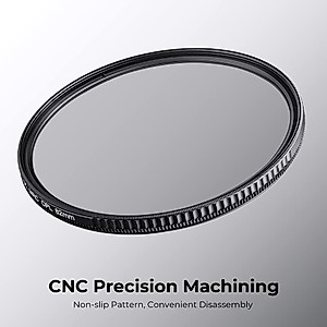 43mm Circular Polarizers Filter, K&F Concept 43MM Circular Polarizer Filter HD 28 Layer Super Slim Multi-Coated CPL Lens Filter (Nano-X Series)