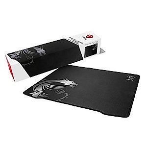 MSI Agility GD30 - Gaming Mouse Pad, Silk Gaming Fabric Surface, Soft Seamed Edges, Anti-Slip Base - 450 x 400 x 3 mm