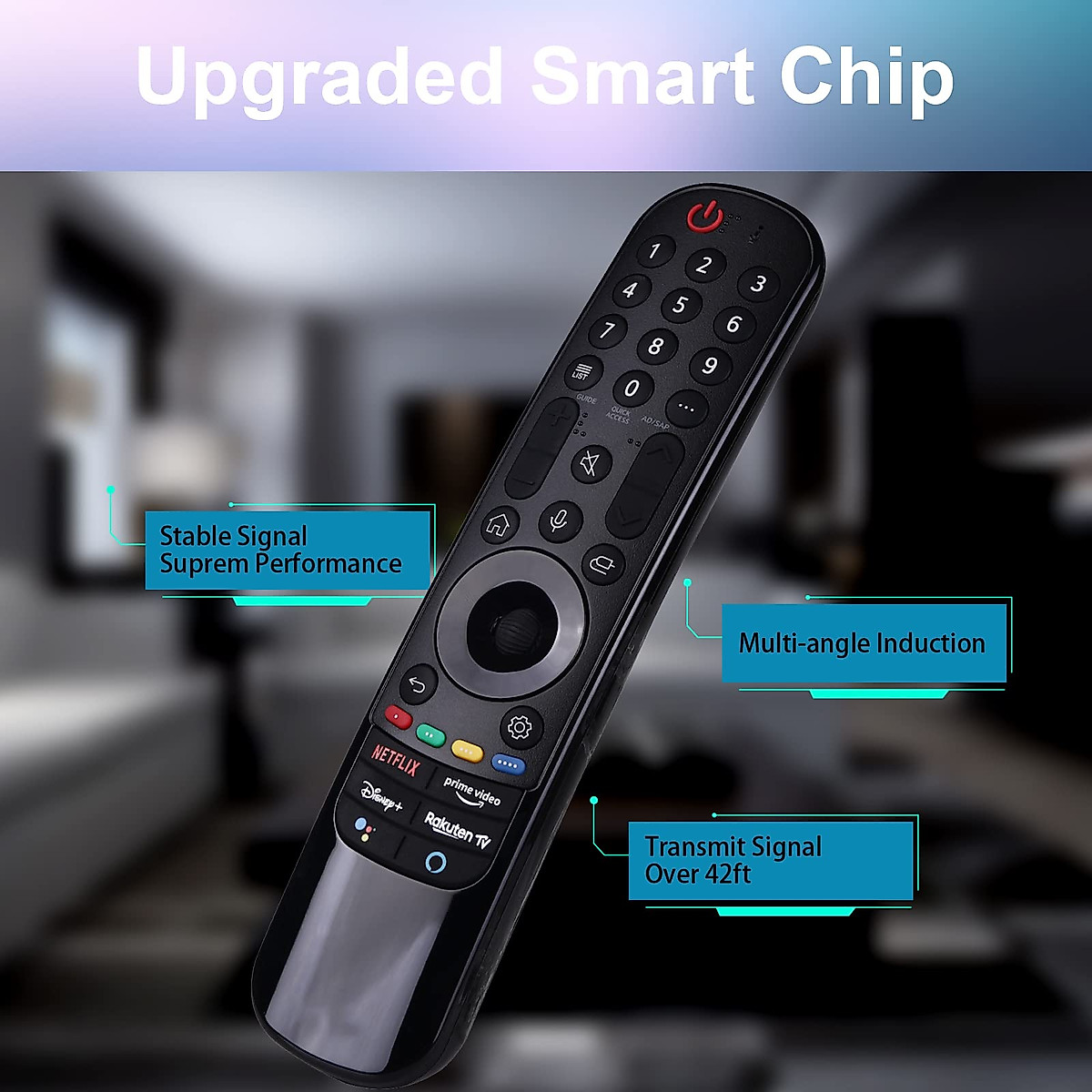 AN-MR21GA for LG-Magic-Remote Control Replacement Voice Remote, for LG UHD OLED QNED NanoCell 4K 8K Smart TV