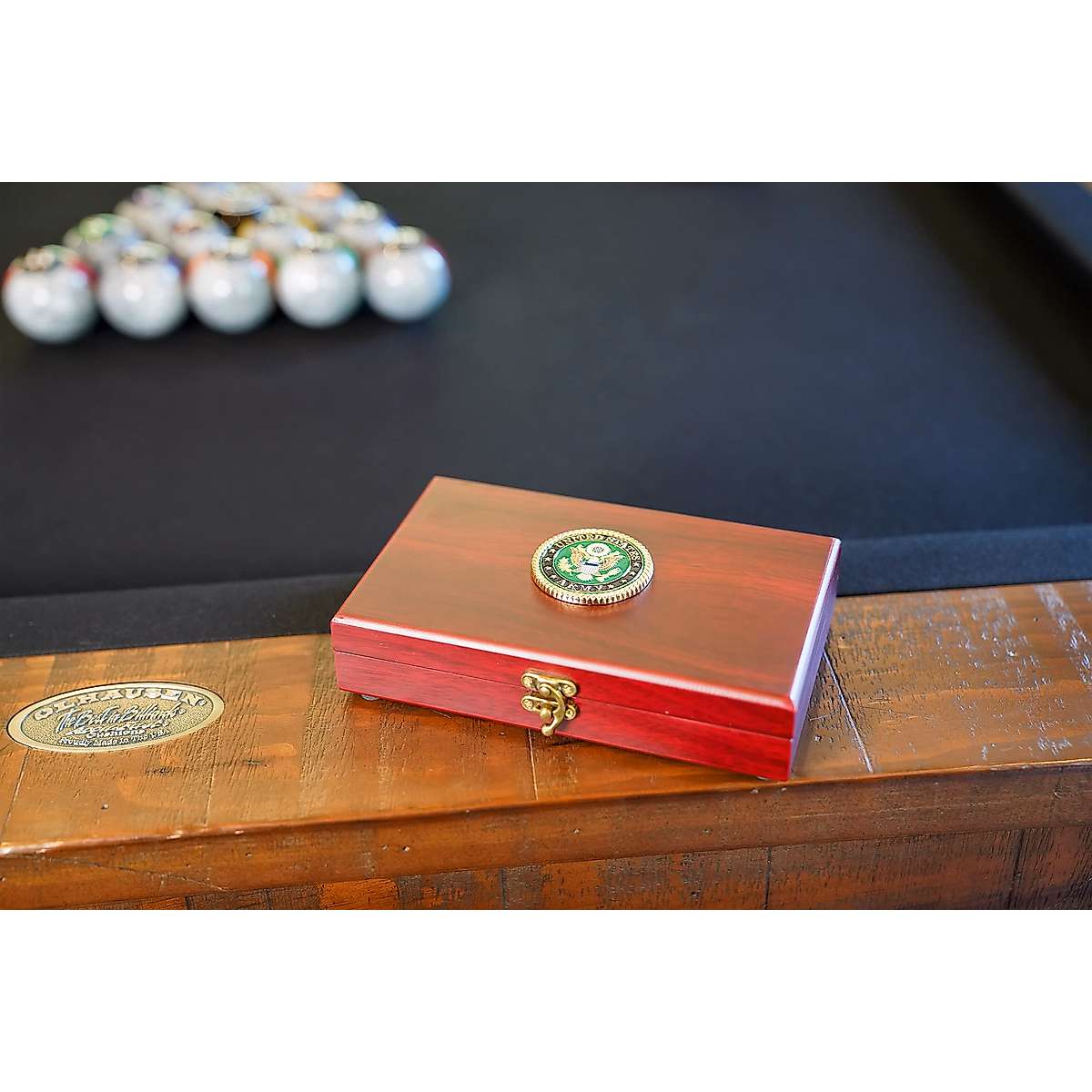 US Army Gift Set | Playing Cards & Dice | Army Rank Insignia Cards | US Army Gifts | Disabled Veteran Owned Business | Army Card & Dice Set