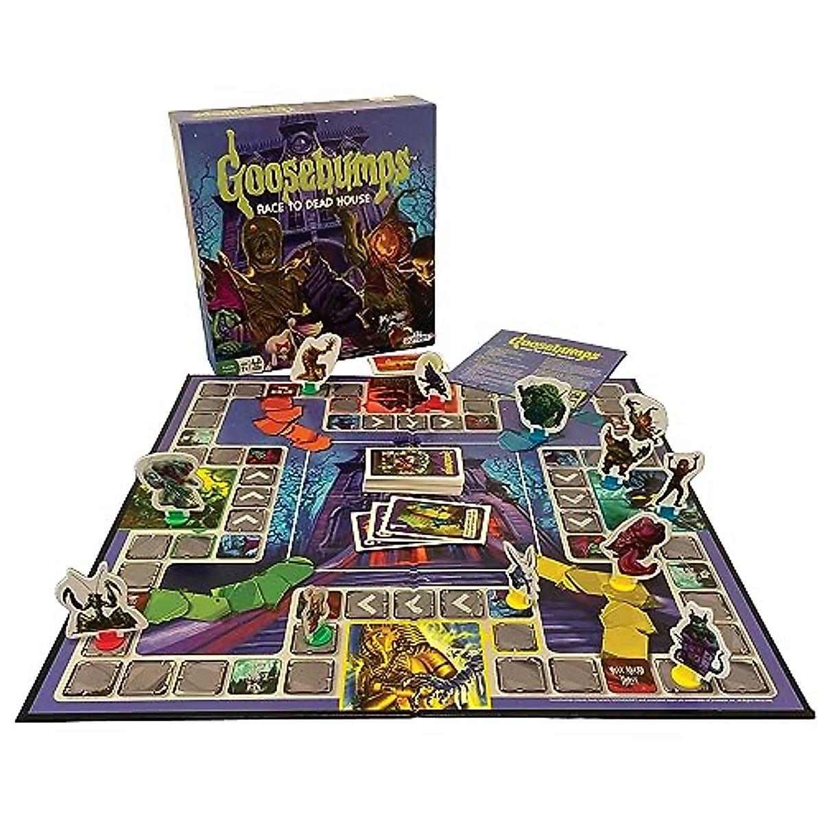 Goosebumps Race to Dead House - The Game of Werewolves, Blobs and Vampire Poodles - for 2 to 4 Players Ages 7 and up