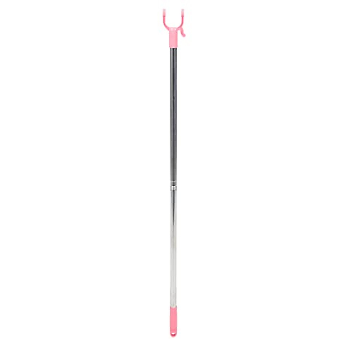 Zerodeko Closet Reacher Pole with Hook Clothing Hanger Shepherds Hook Long Reach Stick Garment Poles for Closet Shelf Ceiling