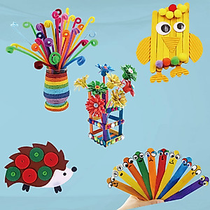 Darnassus 2000+ Craft Kit Library, Crafts Vault Supplies, Arts & Crafts Kit, Crafting Set Kits, Science Kits & Toys, Creative Set, Mega Art & Craft Materials Kit Box for Kids Ages 6-12 Gift