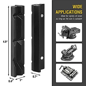 Olympia Tools 38-695 2 Pack Magnetic Vise Jaw