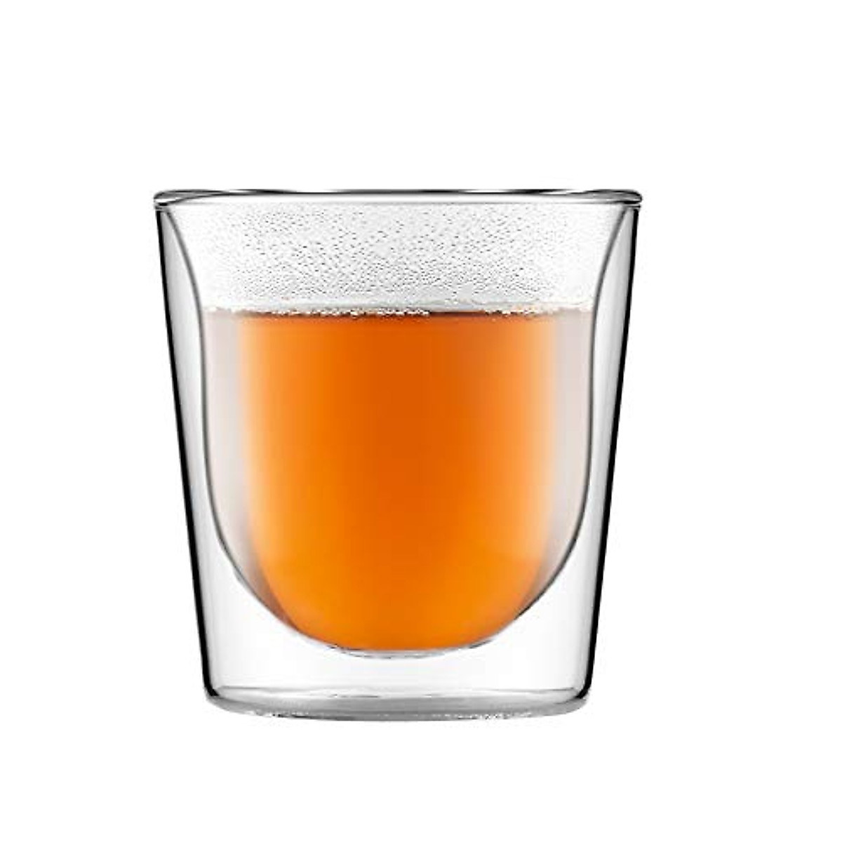 Bodum Unisex SKÅL Double Wall Glass 6 oz - Set of 2 Transparent Glassware