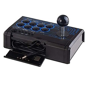 SUNCHI 7 in1 USB Arcade Fight Stick Street Fighting Joystick Gamepad controller for PS3 / PS4 / XBOX ONE / XOBX 360 / PC / Android /Switch