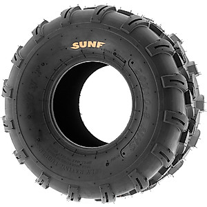 SunF A003 ATV/UTV/Lawn-Mowers Off-Road Tire 20x10-8, 6 PR, Directional Tread (Pair of 2)