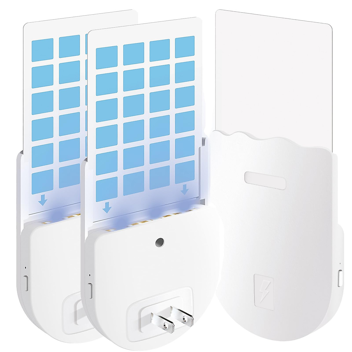 2 Pack Flying Trap Indoor, Fruit Fly Traps for Indoors with 12 Glue Cards, Safe and Effective Gnat Traps for House Indoor, Fruit Fly Trap, Indoor Fly Trap, Fly Traps Indoor for Home, Insect Traps