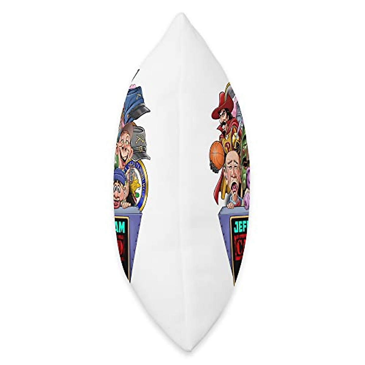 JEFF DUNHAM Petersburg, VA (2023) Throw Pillow, 16x16, Multicolor